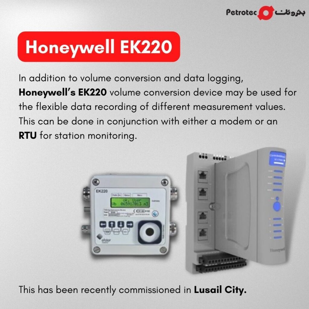 Honeywell’s EK220 volume conversion device - Petrotec Qatar