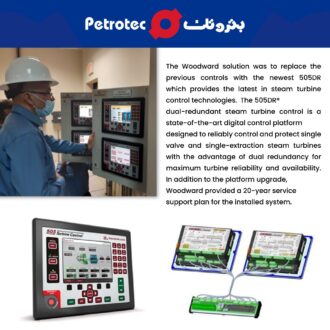 Woodward 505DR®️ Dual-redundant Steam Turbine Control - Petrotec Qatar