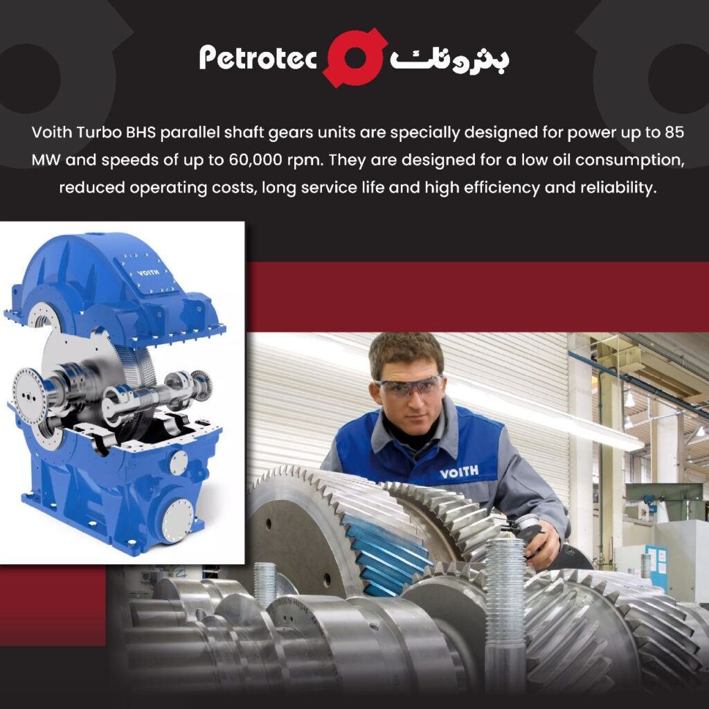 Voith Turbo BHS parallel shaft gears units - Petrotec Qatar